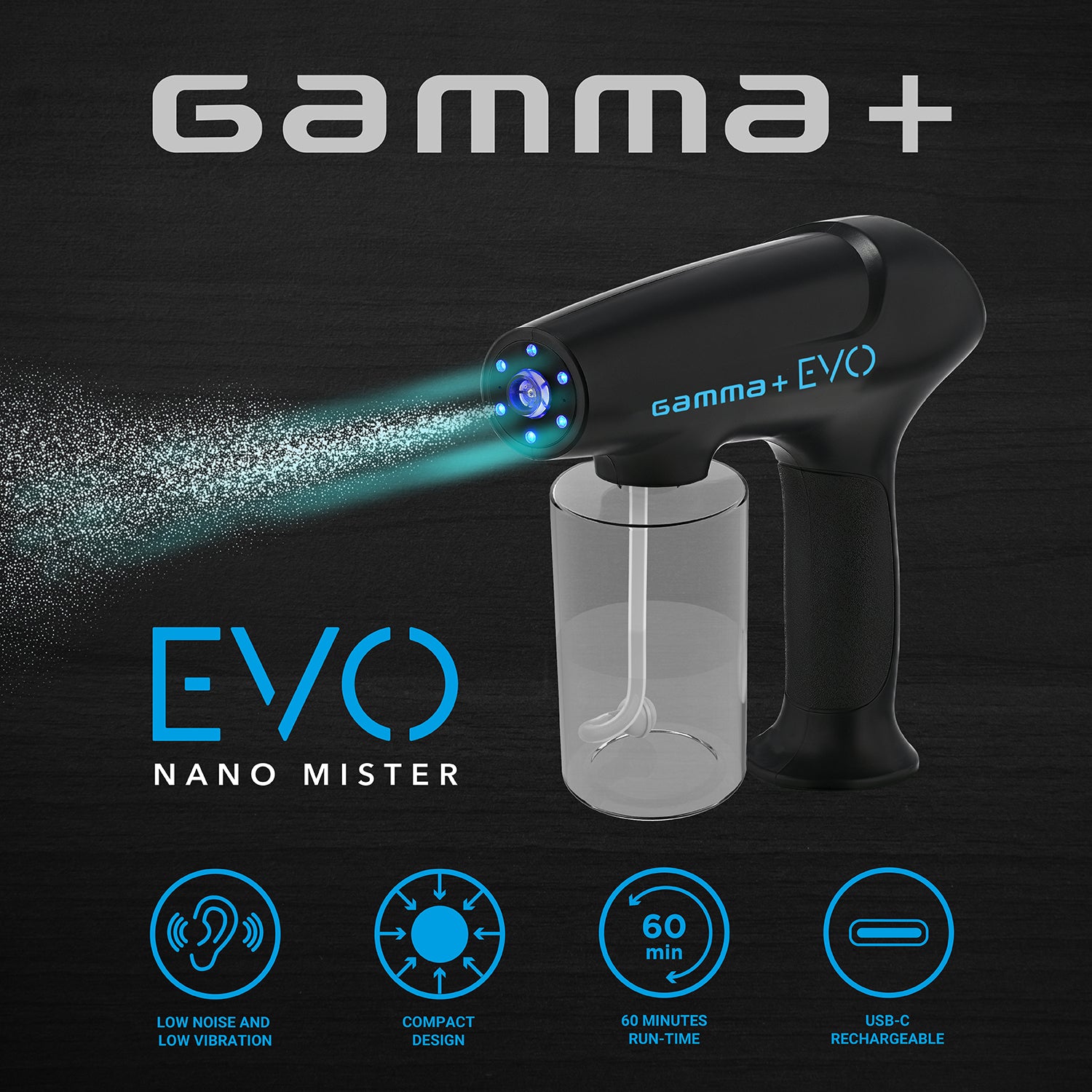 Gamma+ Evo Nano Mister - Black – Gamma Plus UK