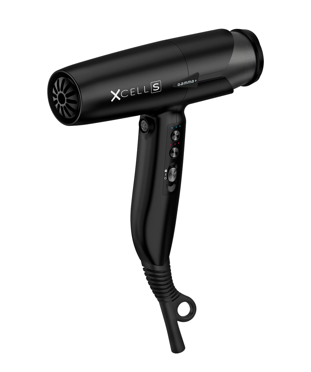 Gamma+ XCell S Hairdryer - Available in Black or Rose Gold – Gamma Plus UK