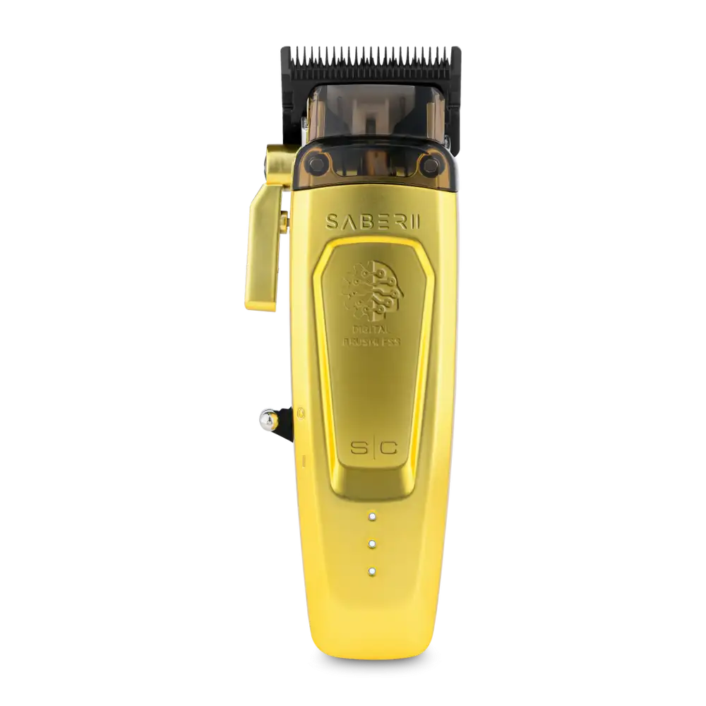 NEW StyleCraft Saber 2.0 Digital Brushless Motor Clipper - Gold – Gamma ...