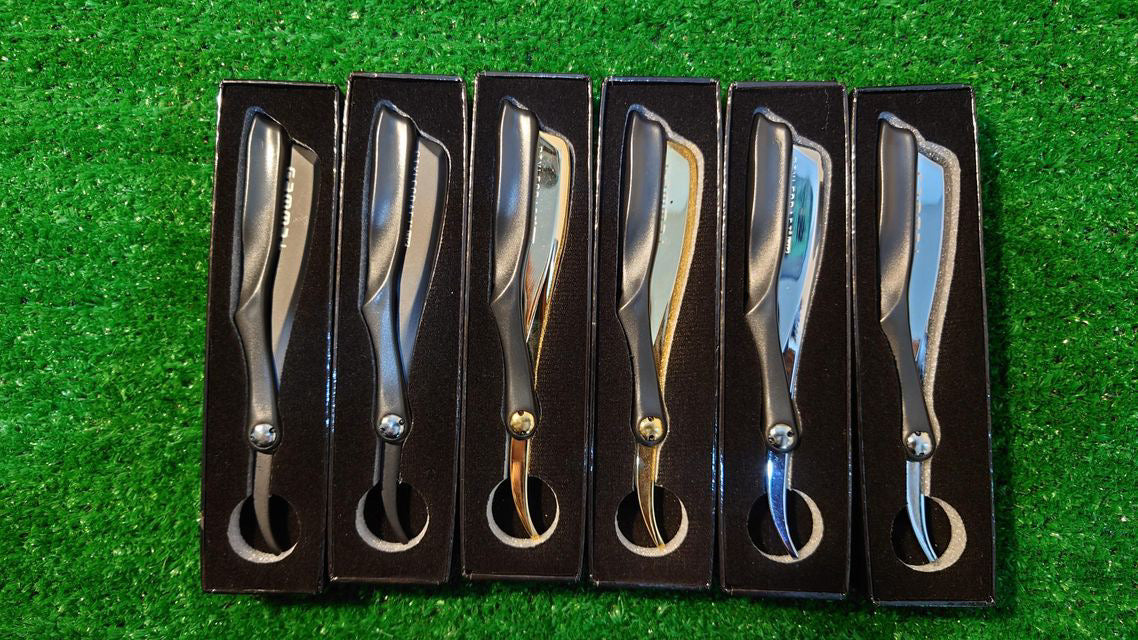 SC Stylecraft Clutch Razor Holder & Blades - Gold – Gamma Plus UK